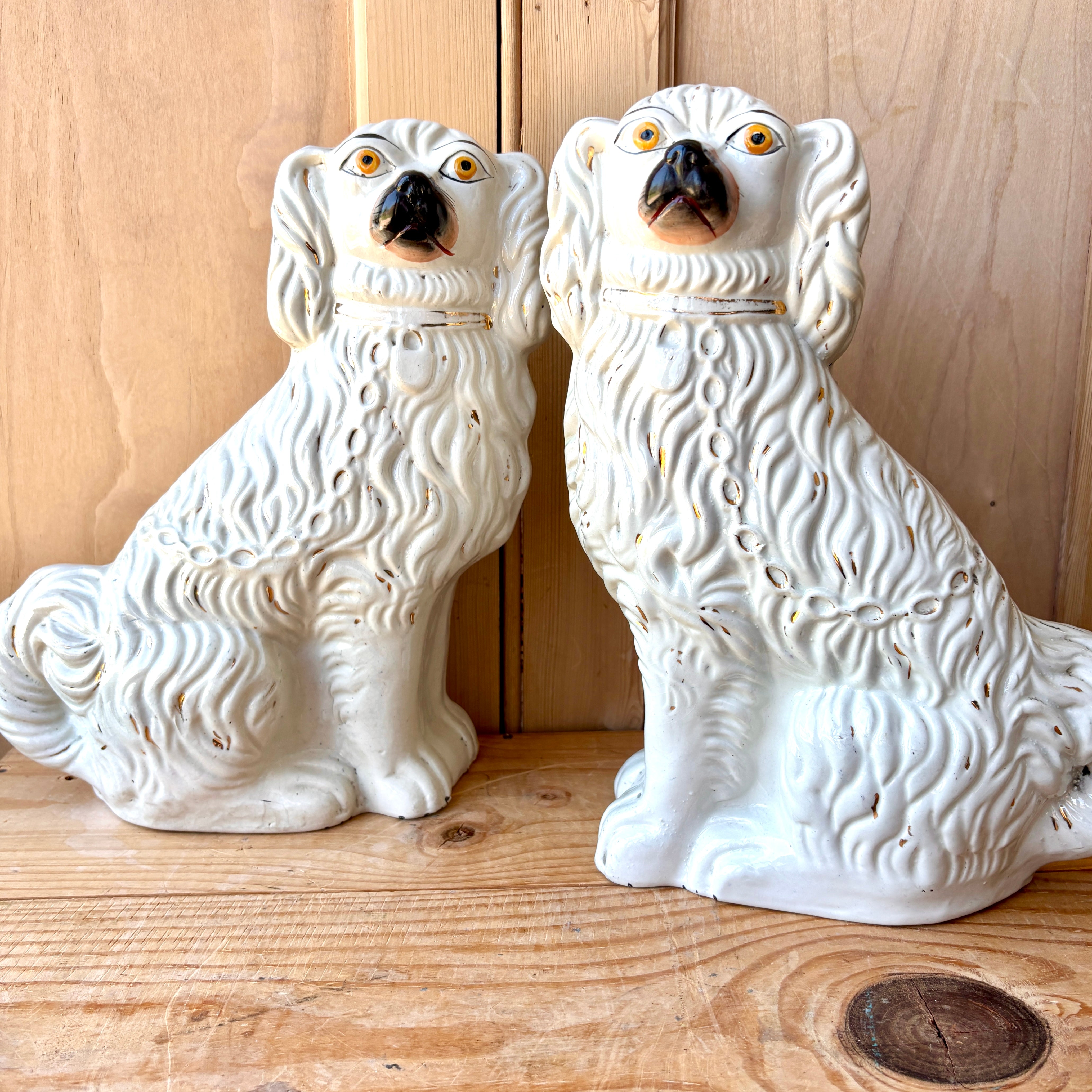 Vintage Staffordshire Flat Back Dogs – Only Nice Things